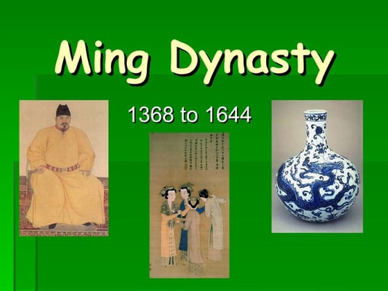 Chinese ming dynasty vases | PPTX
