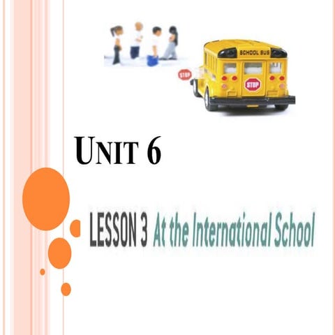 Unit 6 lesson 3 | PPT