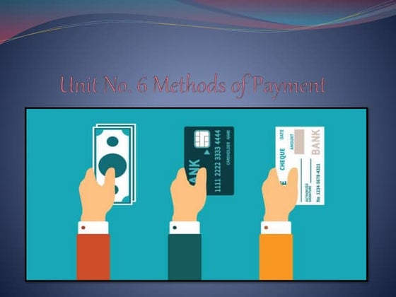 Modes of payment | PPTX