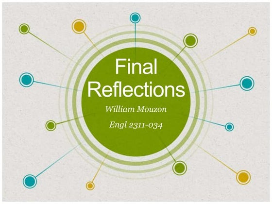 The final reflection | PPTX