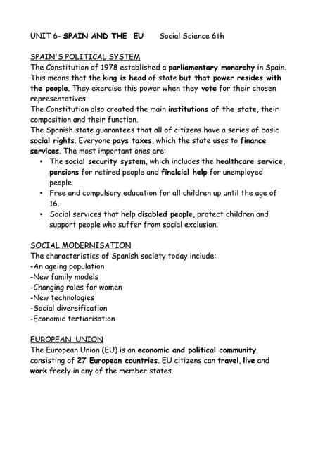 Unit 3 social science 5th level | PDF