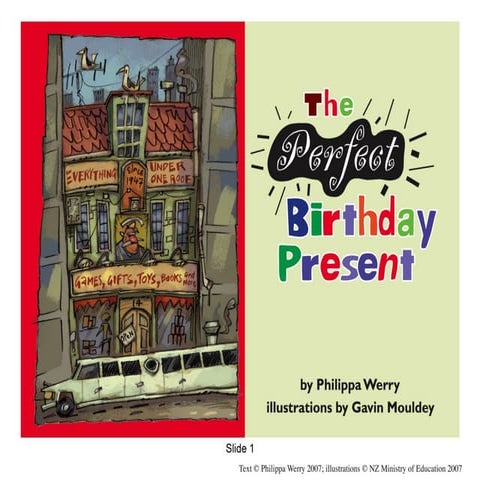 Unit 6 the perfect birthday present | PPT