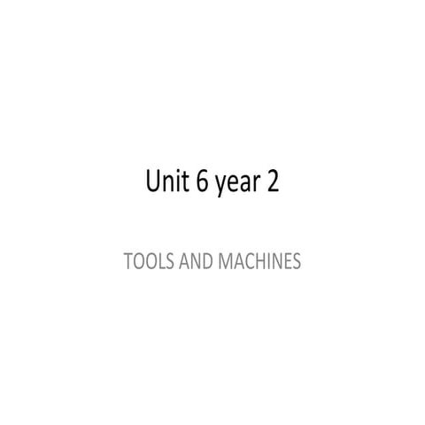 Unit 6 year 2 | PPT
