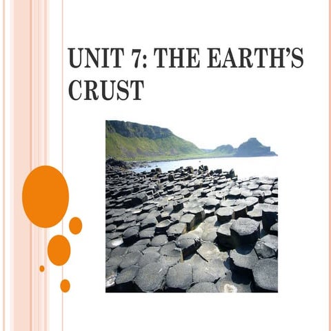 Unit 7. The Earth's crust | PPT
