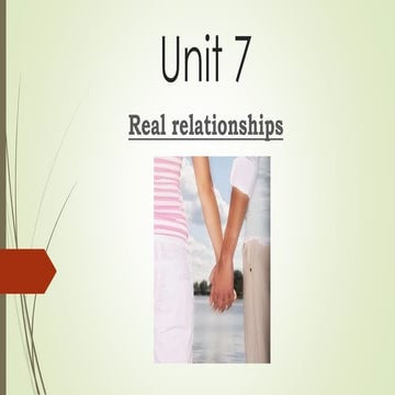 Relationships | PPT