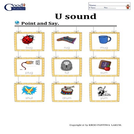 Unit 7.2 u sound 1 | PDF