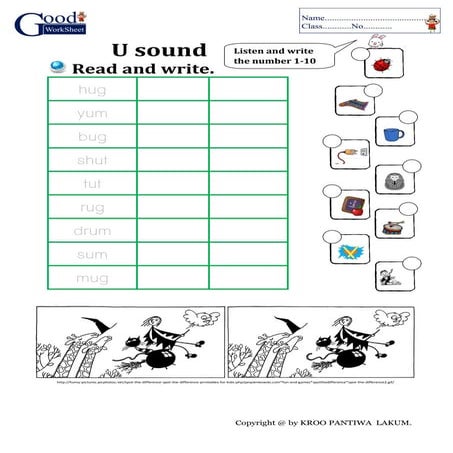 Unit 7.2 u sound 7 | PDF