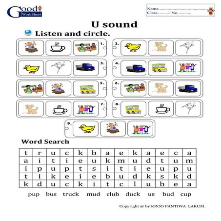 Unit 7.3 u sound 5 | PDF