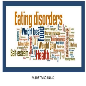 Unit 7 eating disorders | PPTX
