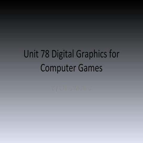 Artistic styles in computer games