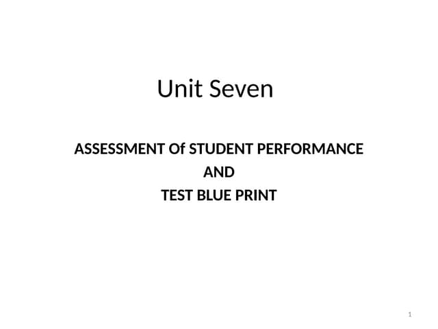 Principles of high quality assessment | PDF