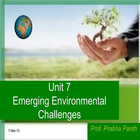 Unit 7 environmental management 1 | PPT