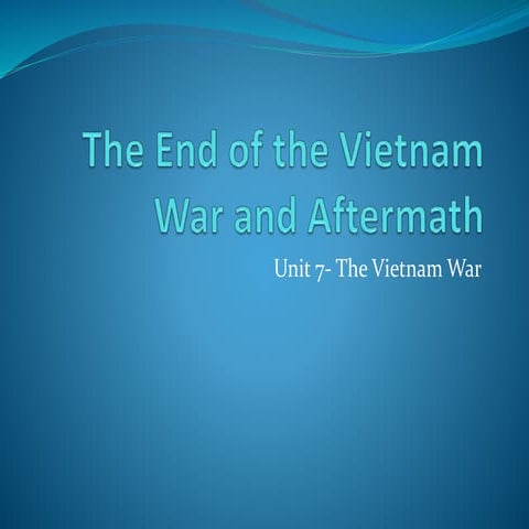 Vietnam war | PPTX