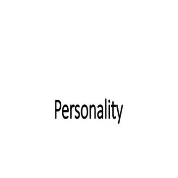 Personality: Meaning, Characteristics, Types and Factors affecting ...