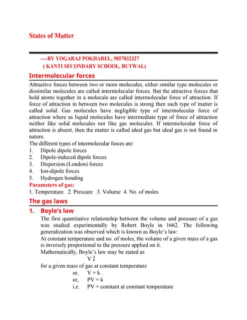 States of matter | PPT