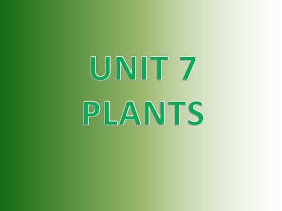 plants needs and plants parts chapter3.grade 3 | PPTX