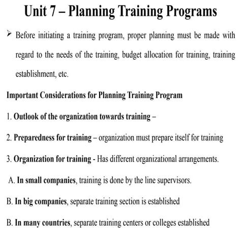 Training for quality | PPT