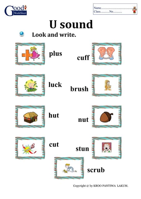 Unit 8.1 u sound 4 | PDF