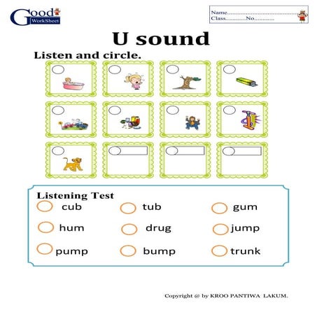 Unit 8.1 u sound 3 | PDF
