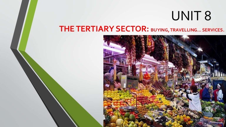 Unit 8. Tertiary Sector