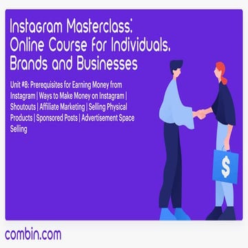 How To Monetize Instagram | PDF