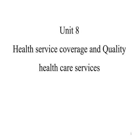 Unit 8 Pptx Health Insurance Insurance