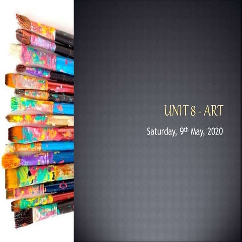Unit 8 art | PPT
