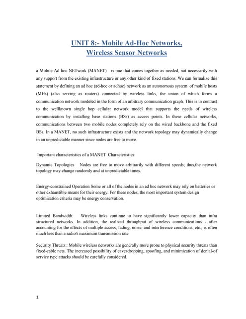 Destination Sequenced Distance Vector Routing (DSDV) | PPTX