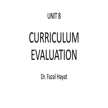 UNIT 8 (6503).pptx Bs Education four year program | PPTX