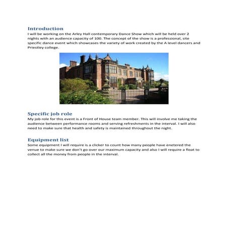 Arley hall | PPTX