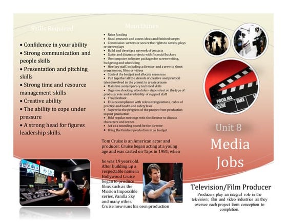 Unit 8 Careers Booklet 1 | PPT