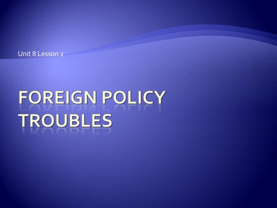 Unit 8 lesson 1 nixon, ford and carter | PPT