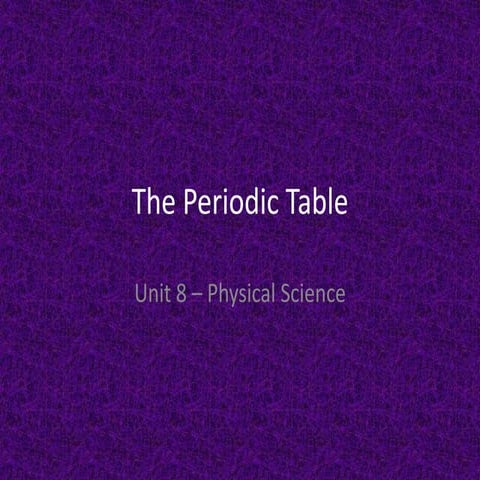 Unit 8 Power Point | PPTX