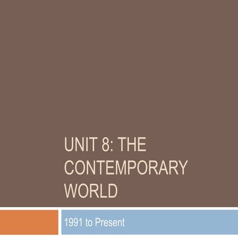 US History Unit 8 | PPTX