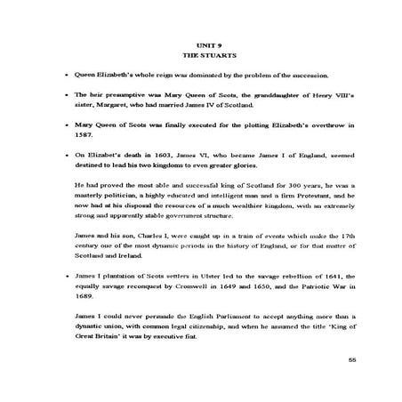 Unit8 the stuarts | PDF