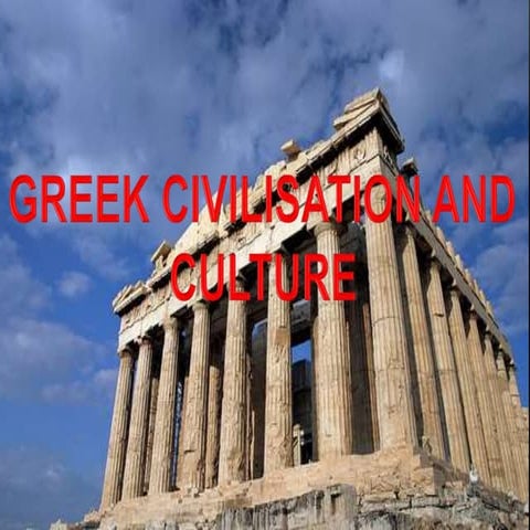 Ancient Greece - Civilisation | PPTX