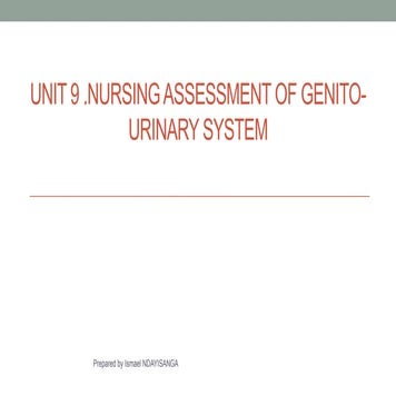 Genitourinary Assessment.pptx