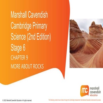 MORE ABOUT ROCKS AND THE TYPES OF ROCKS.pptx