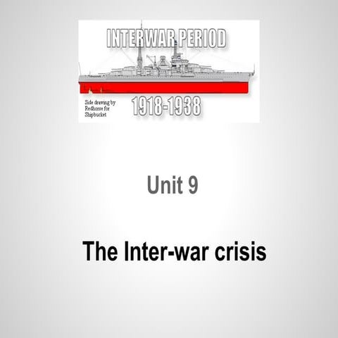 Unit 9 the inter-war crisis | PPT | Economy | Business and Finance