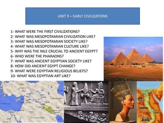 Unit 9 river civilisation. introduction | PPT