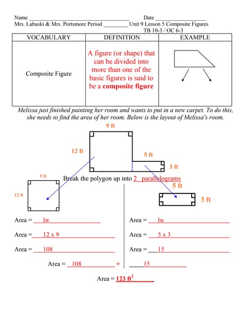 Lesson 10 3 composite figures | DOCX