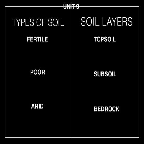 Unit 9 the top layer in the earth | PPT