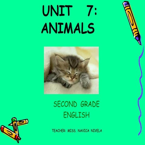 ANIMALS - UNIT 7 | PPT