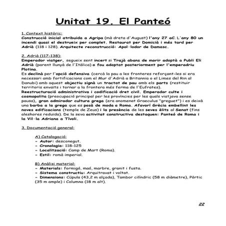 Unitat 19. El Panteó | ODT