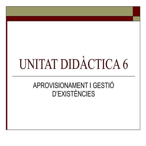 Unitat6 | PPT