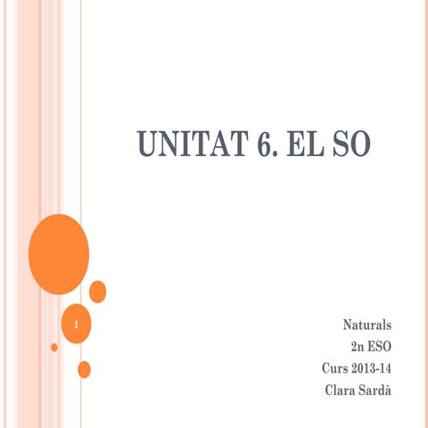 Unitat 6. el so | PPT