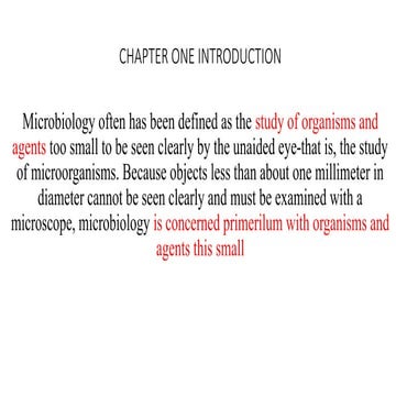 CHAPTER ONE INTRODUCTION | PPT