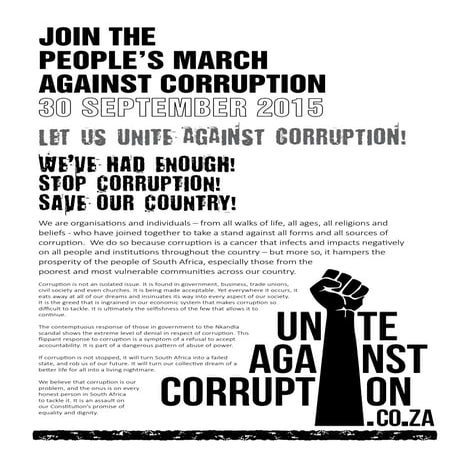 Unite against corruption | PDF