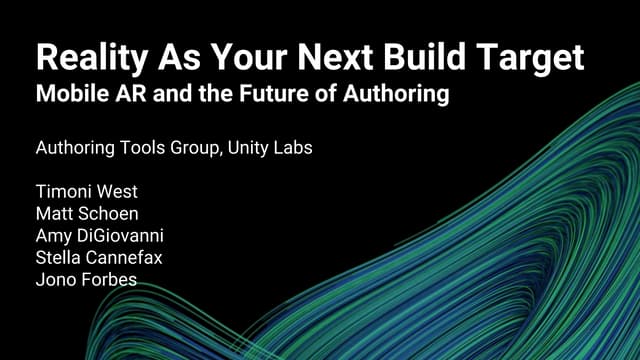 Reality As Your Next Build Target Mobile Ar And The Future Of