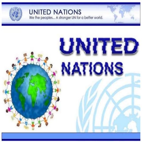 "The United Nations: Promoting Global Cooperation and Peace" | PPTX